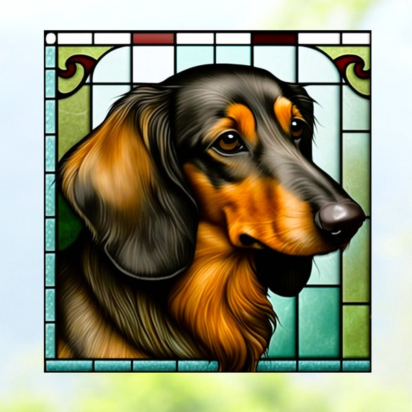 Window Clings Dachshund - Etsy