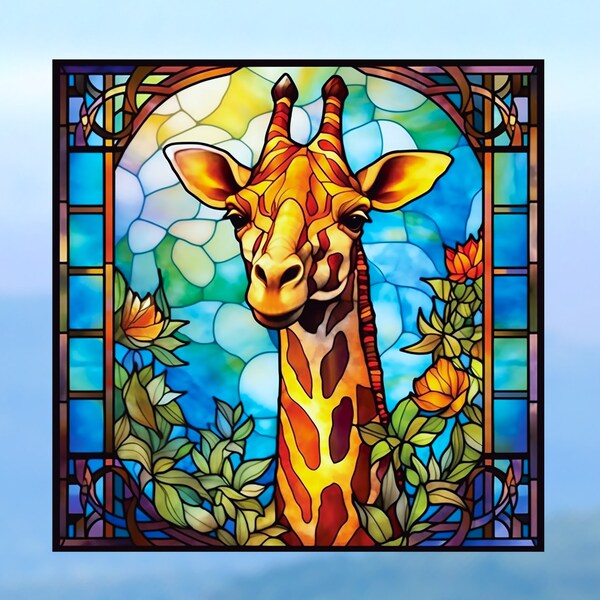 Stained Glass Giraffe - Etsy