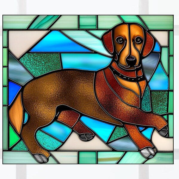 Window Clings Dachshund - Etsy