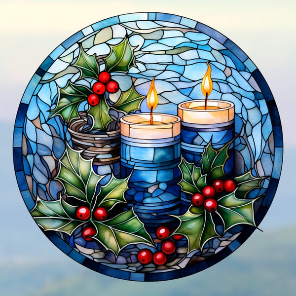 Stained Glass Window Clings - Etsy