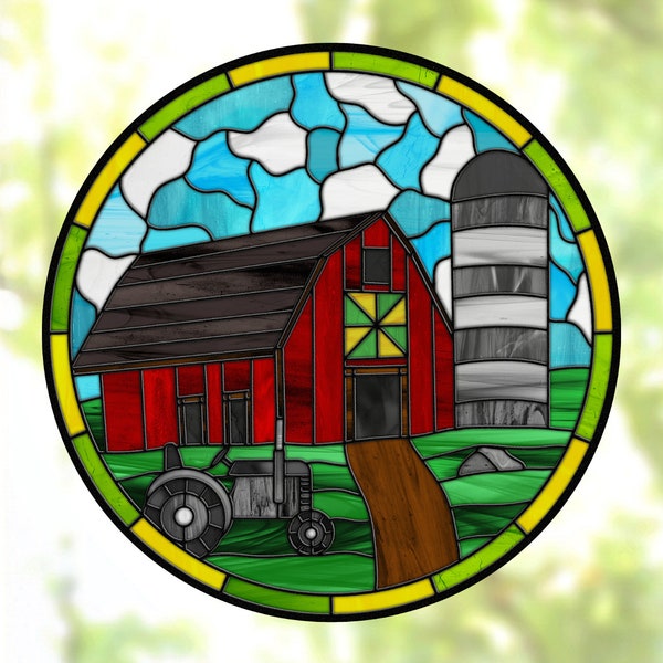 Stain Glass Barn - Etsy