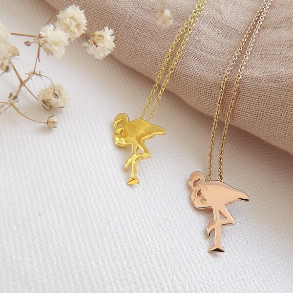 Flamingo Necklace - Etsy