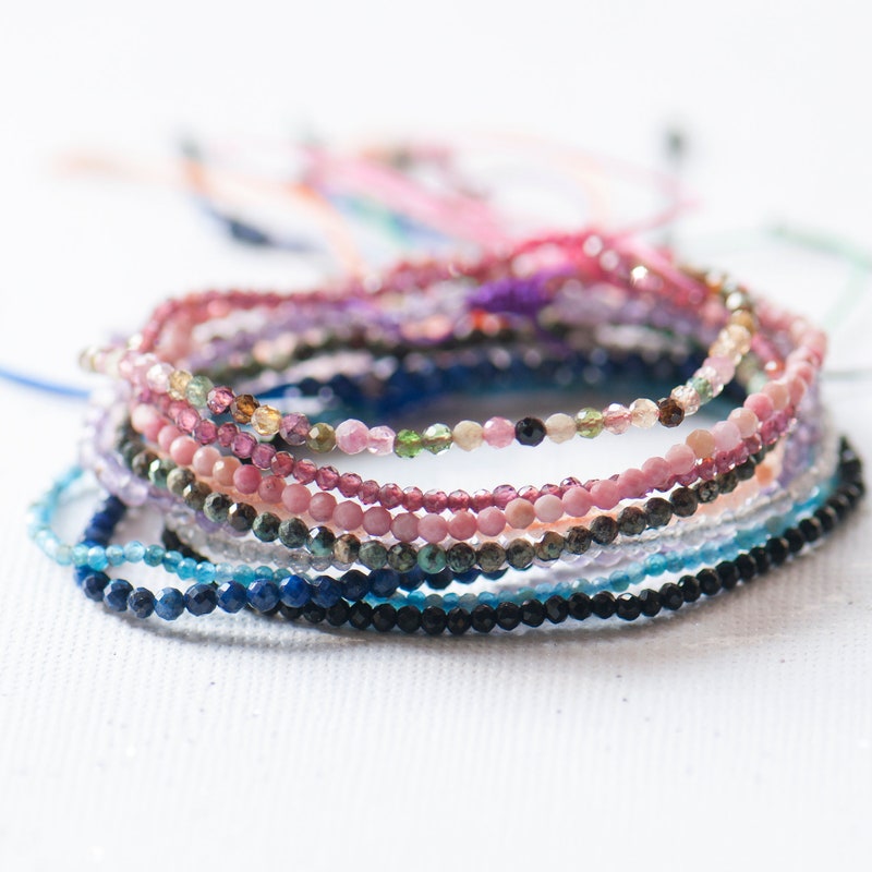 Gemstone Bracelet - Etsy