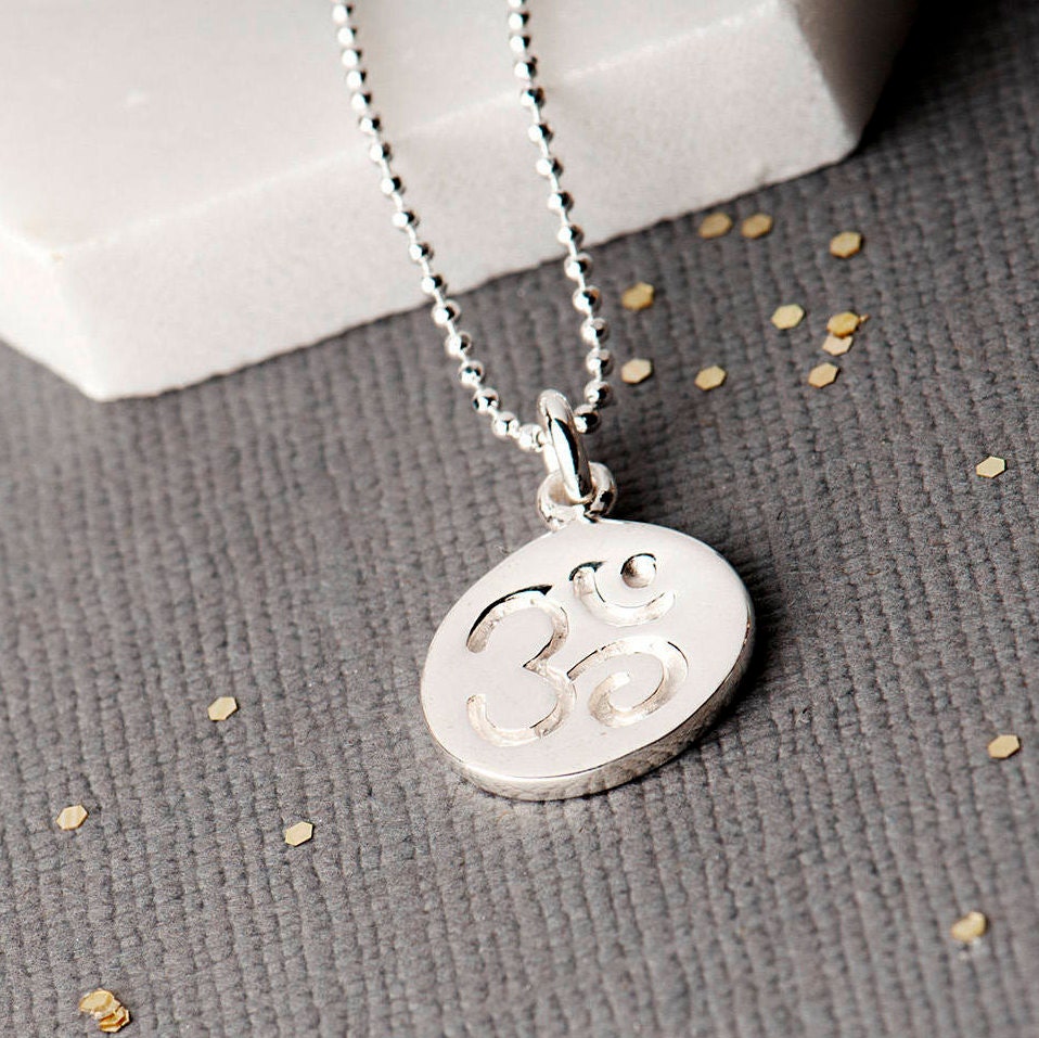 Ohm Necklace Gold Ohm Jewellery Yoga Jewellery Meditation - Etsy Ireland