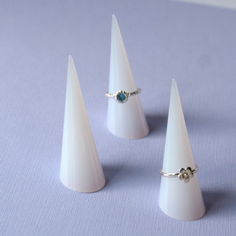 Perspex Ring Cones Retail Display Rings Jewellery Display | Etsy UK