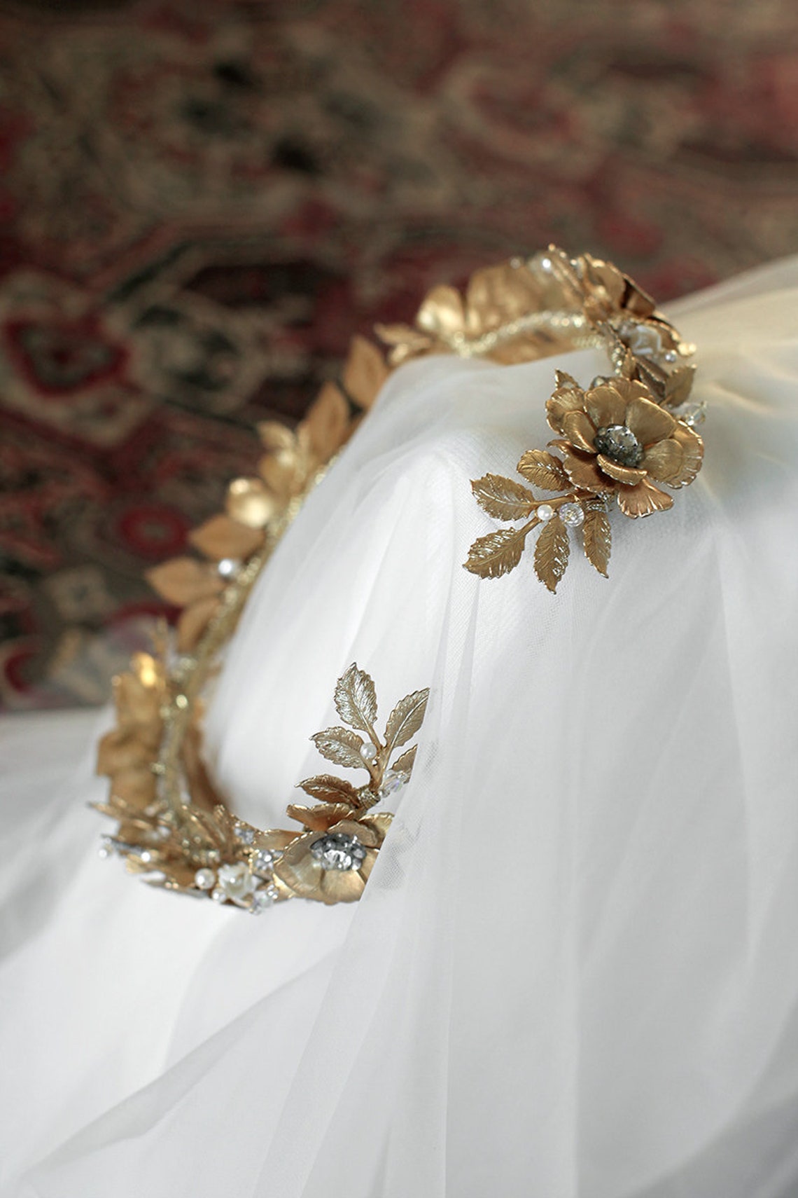 Daphne Bridal Crown Royal Crown Greek Crown Greek Tiara | Etsy