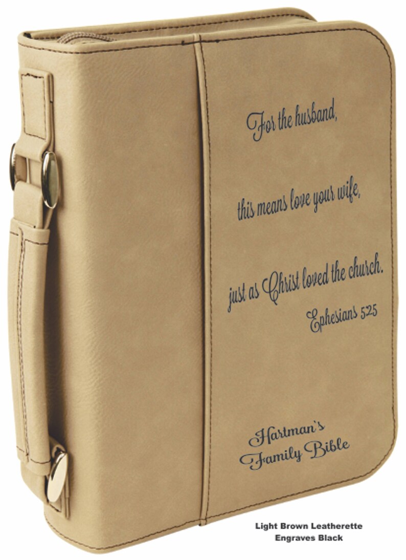 Family Bible Cover Personalized Family Bible Cover Zippered | Etsy