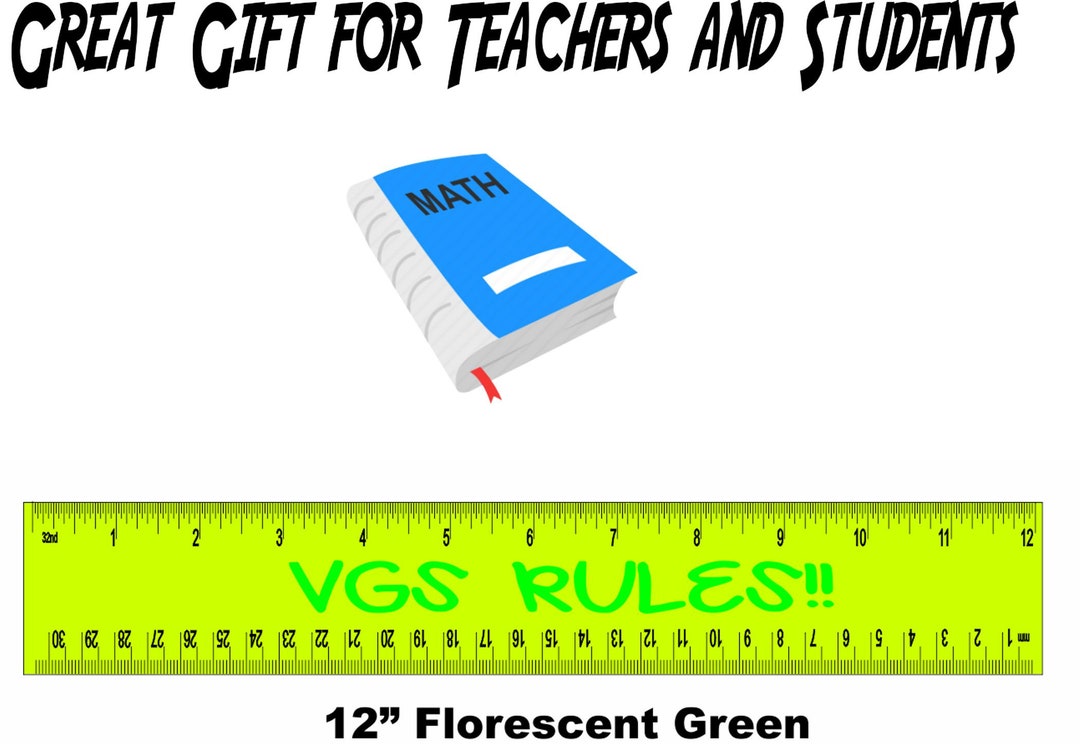 Personalized Acrylic Ruler, Engraved Ruler, Customized Ruler for School ...