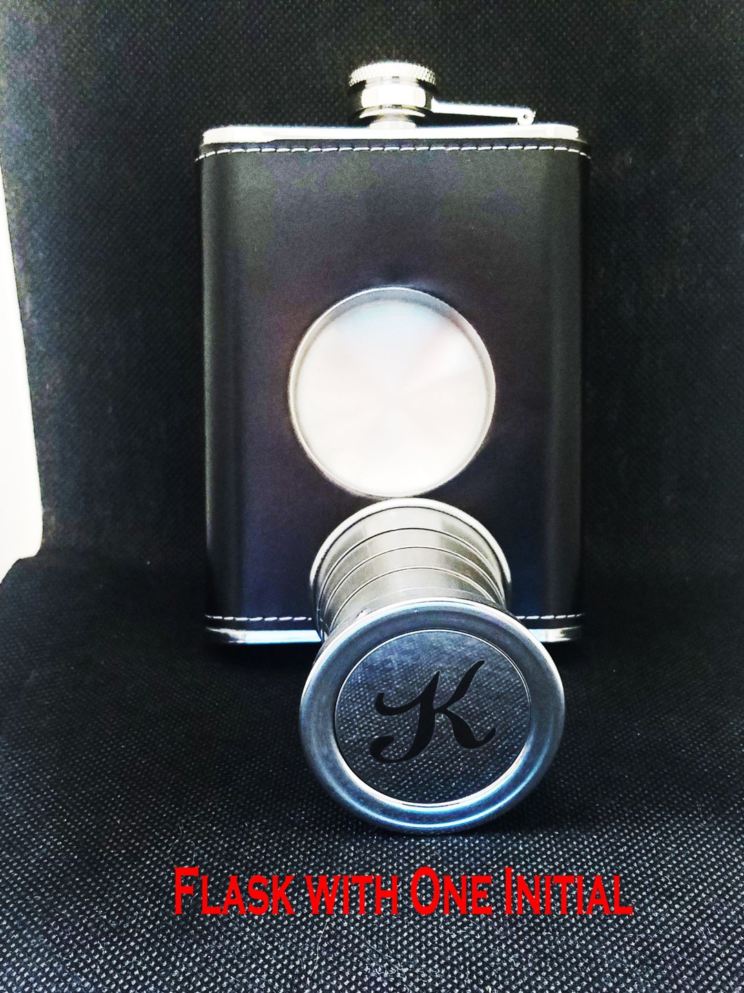 Personalized Flask With Built-in Shot Glass, Great Gift for Bachelor ...