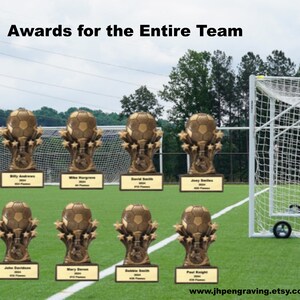 Personalized Soccer Trophy, Soccer Resin, Tournament Award for Soccer ...