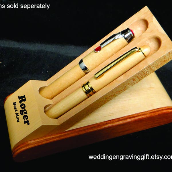 Wooden Pen Box - Etsy