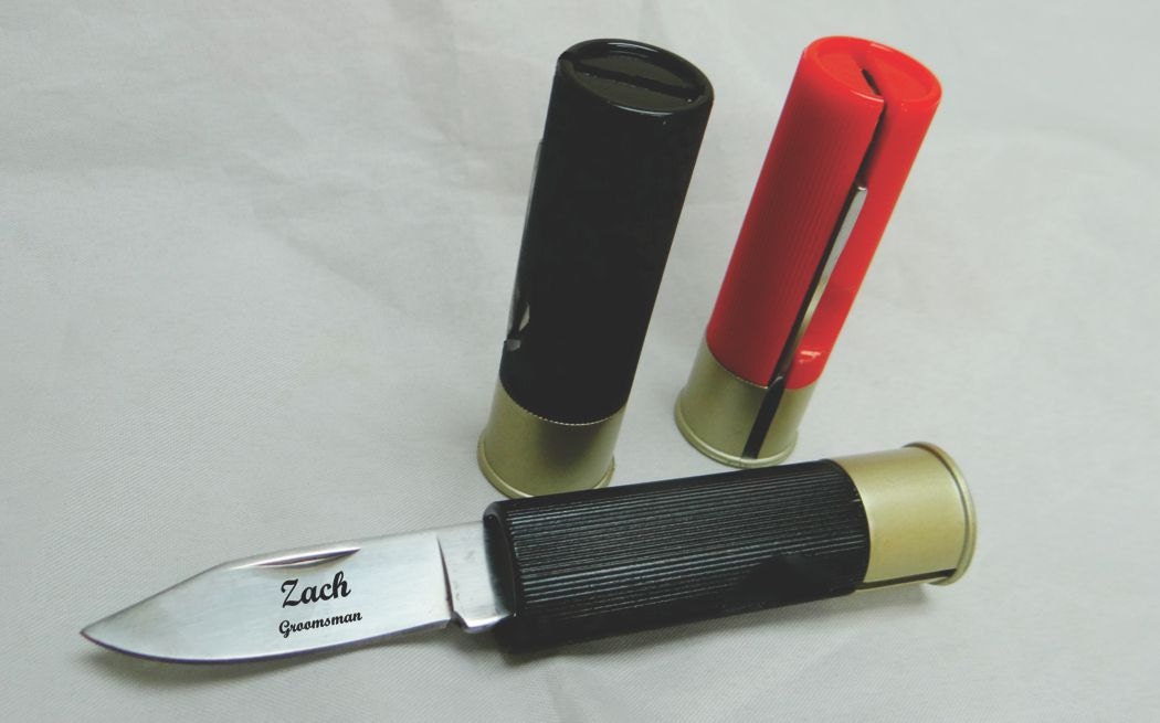 Shot Gun Shell Knife Groomsman Gift Birthday Gift Wedding | Etsy