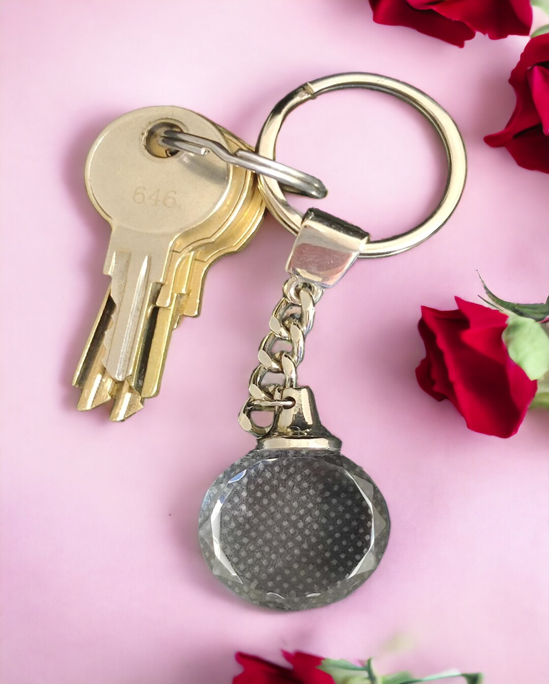 Valentine's Day Gift - Crystal Circle Key Chain: Elegant Bridal Party ...