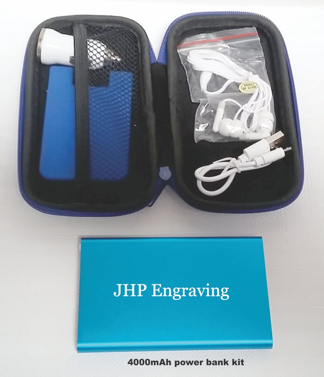 Personalized Power Bank Tech Set: 4000mah Portable Charger, Groomsmen ...