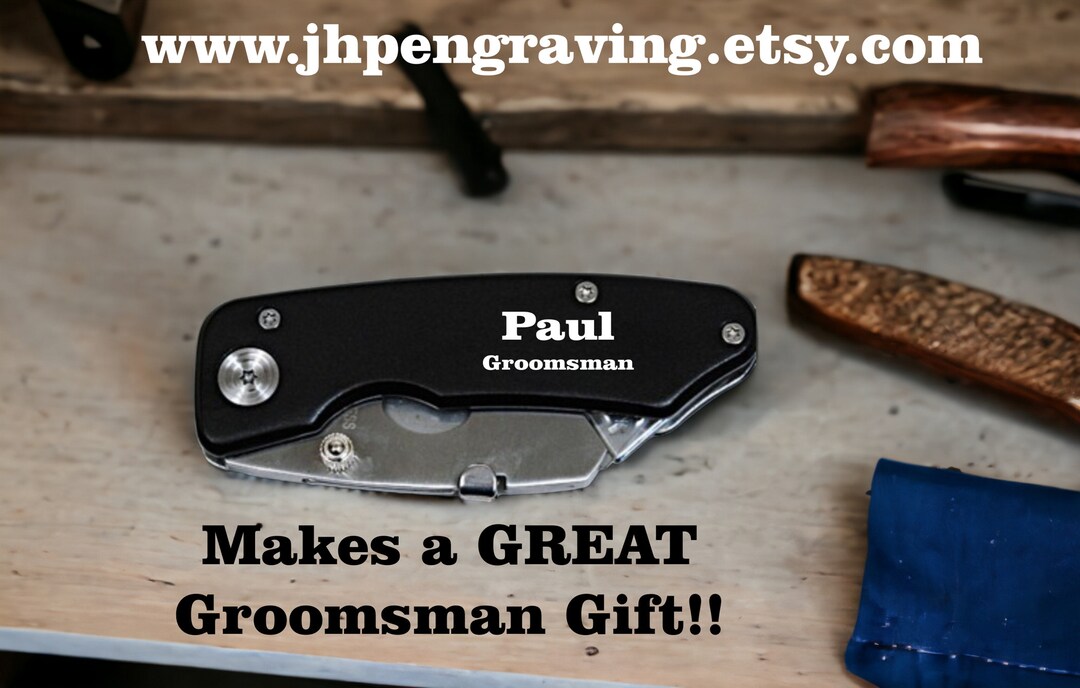 Box Cutter, Personalized Box Cutter, Engraved Box Cutter, Utility Knife ...