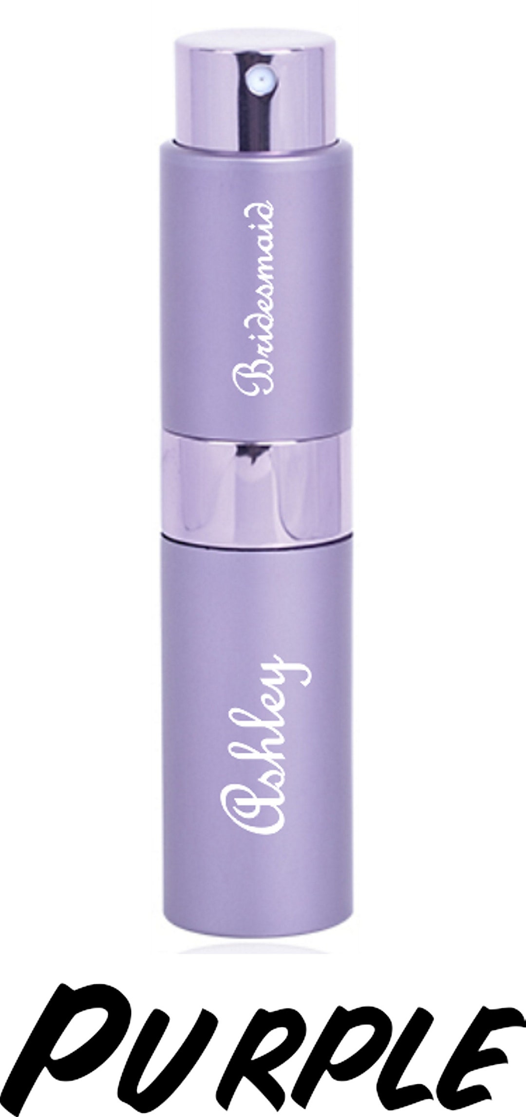 Personalized Refillable Perfume Atomizer: Travel Size, Engraved Gift - Etsy