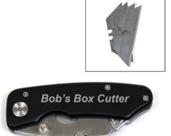Engraved Box Cutter | Etsy