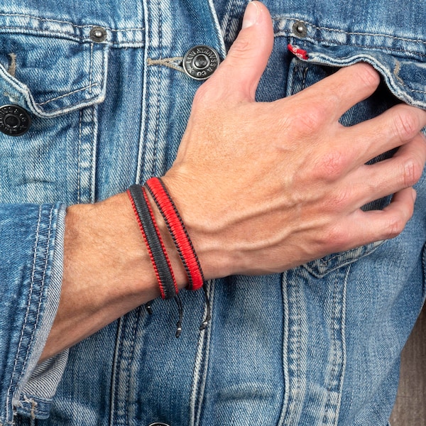 Men Rope Surfer Bracelet - Etsy