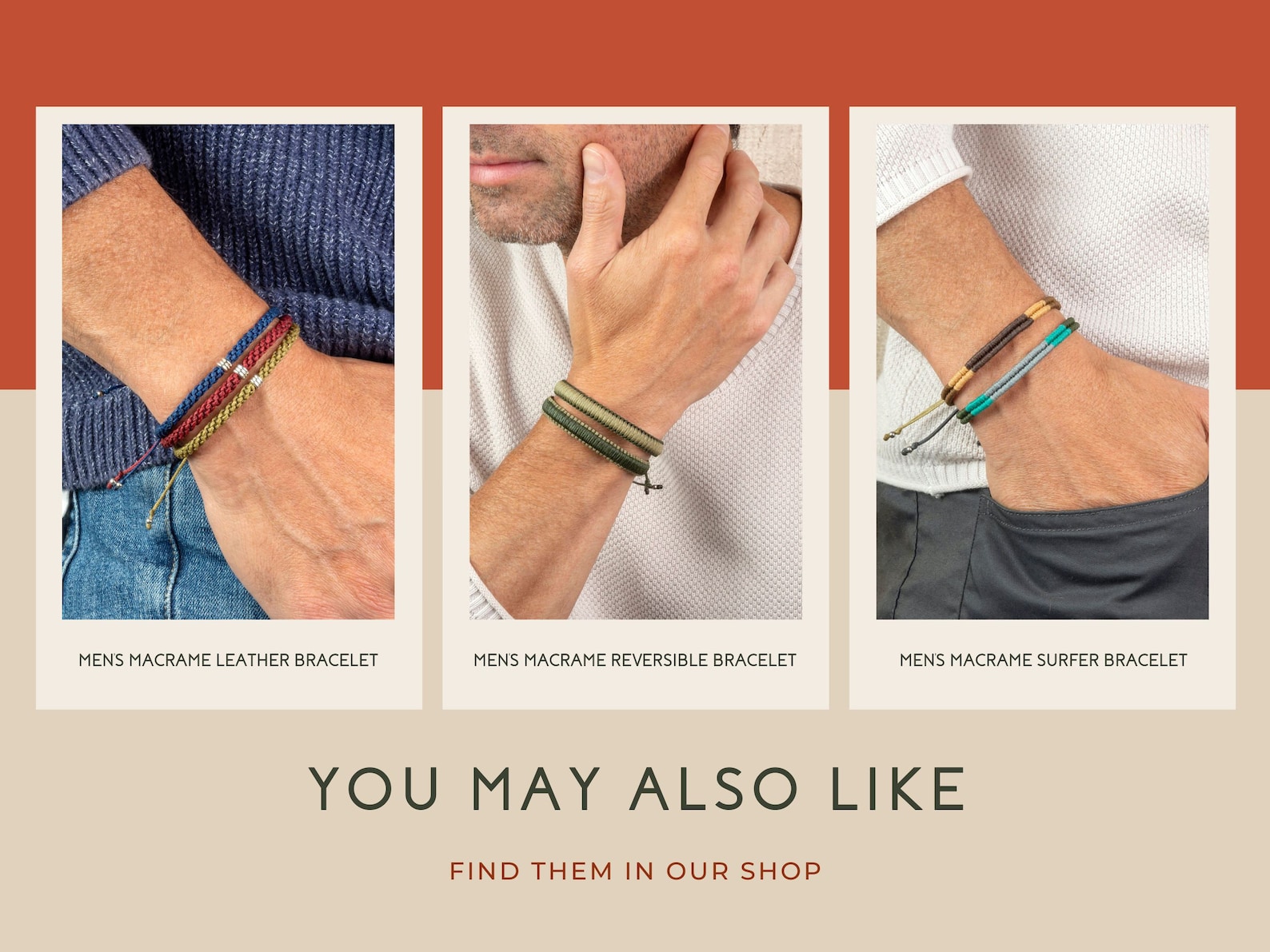 Leather Macrame Bracelet Black | Weaved Boho Mens Bracelet | Colombian ...