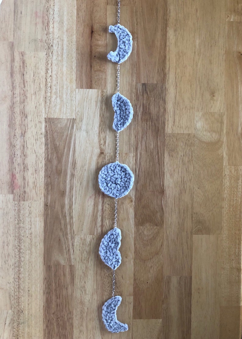 Velvet Moon Phases Wall Hanging Phases of the Moon Wall - Etsy