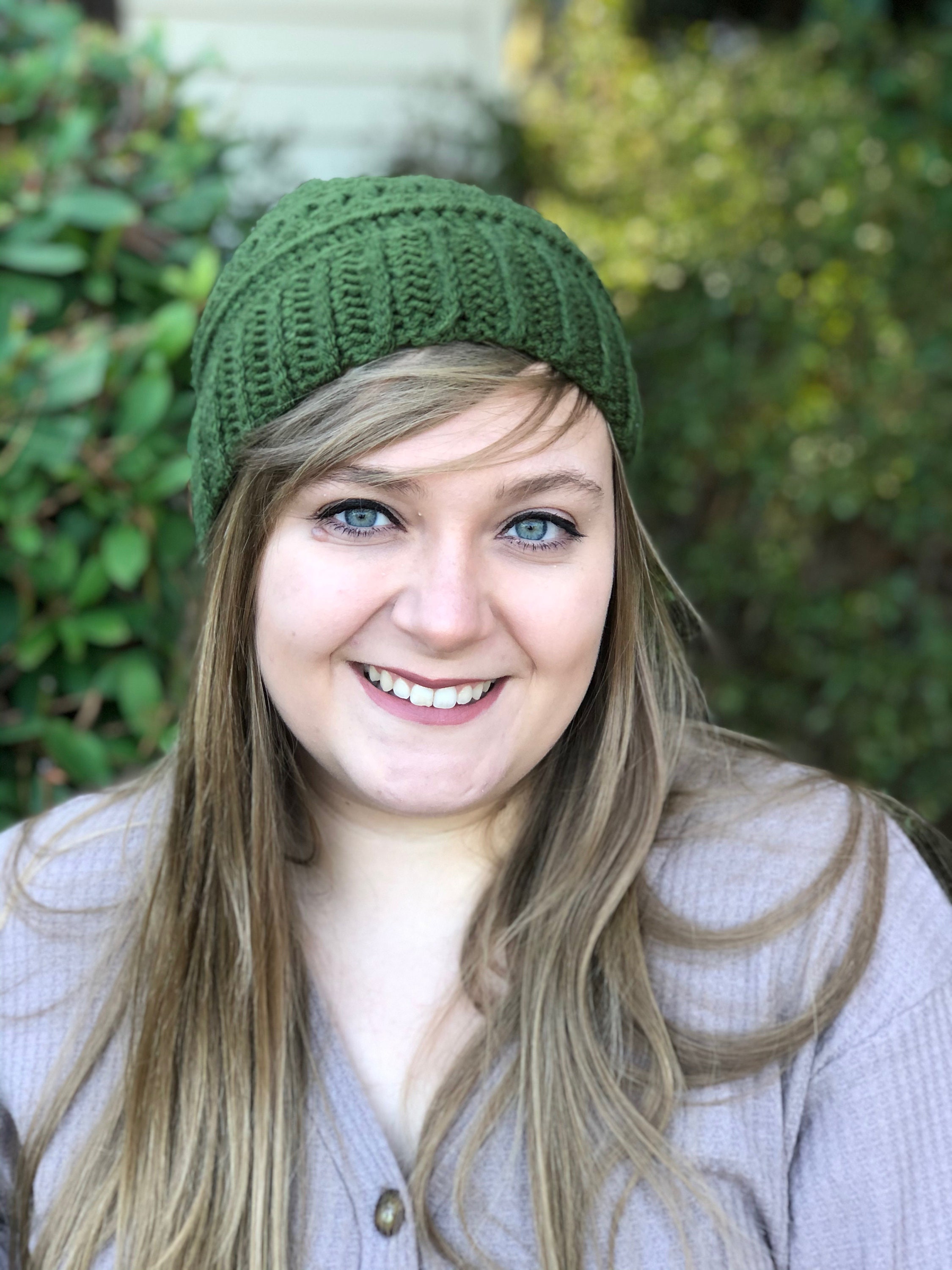 Crochet CC Beanie Copycat Hat Hipster Slouchy Beanie Faux - Etsy