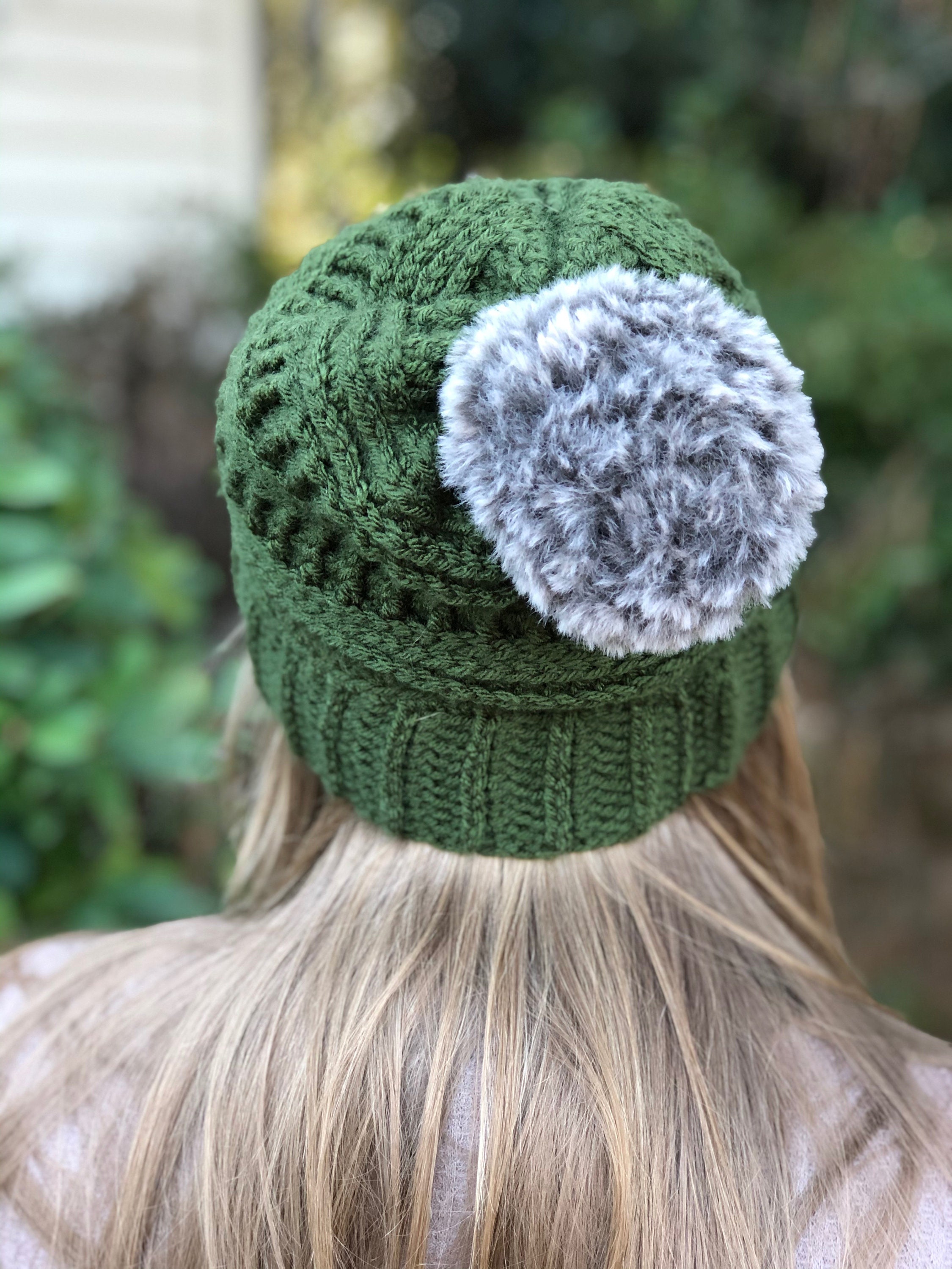 Crochet CC Beanie Copycat Hat Hipster Slouchy Beanie Faux - Etsy