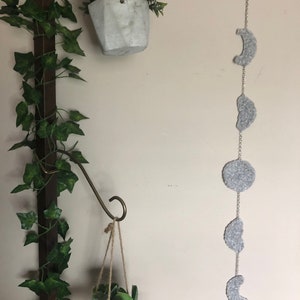 Velvet Moon Phases Wall Hanging Phases of the Moon Wall - Etsy