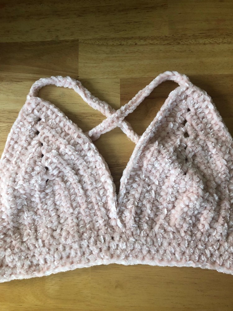 Velvet Crochet Bra Pattern Crochet Festival Top Pattern - Etsy