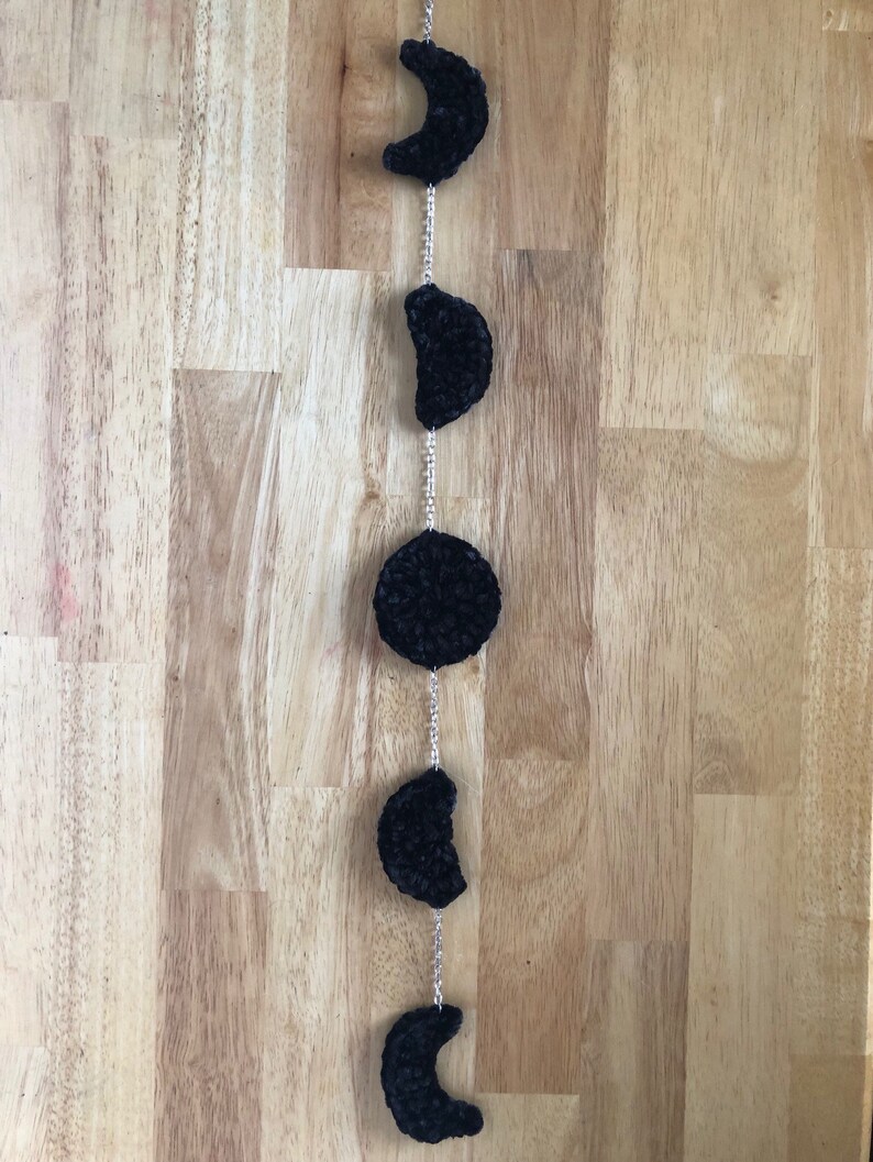 Velvet Moon Phases Wall Hanging Phases of the Moon Wall - Etsy