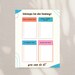 Colorful Abstract To-do List Printable, Priority To-do List, Trendy To ...