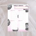 Disco Ball Printable To-do List, Printable To-do List, To-do List, To ...