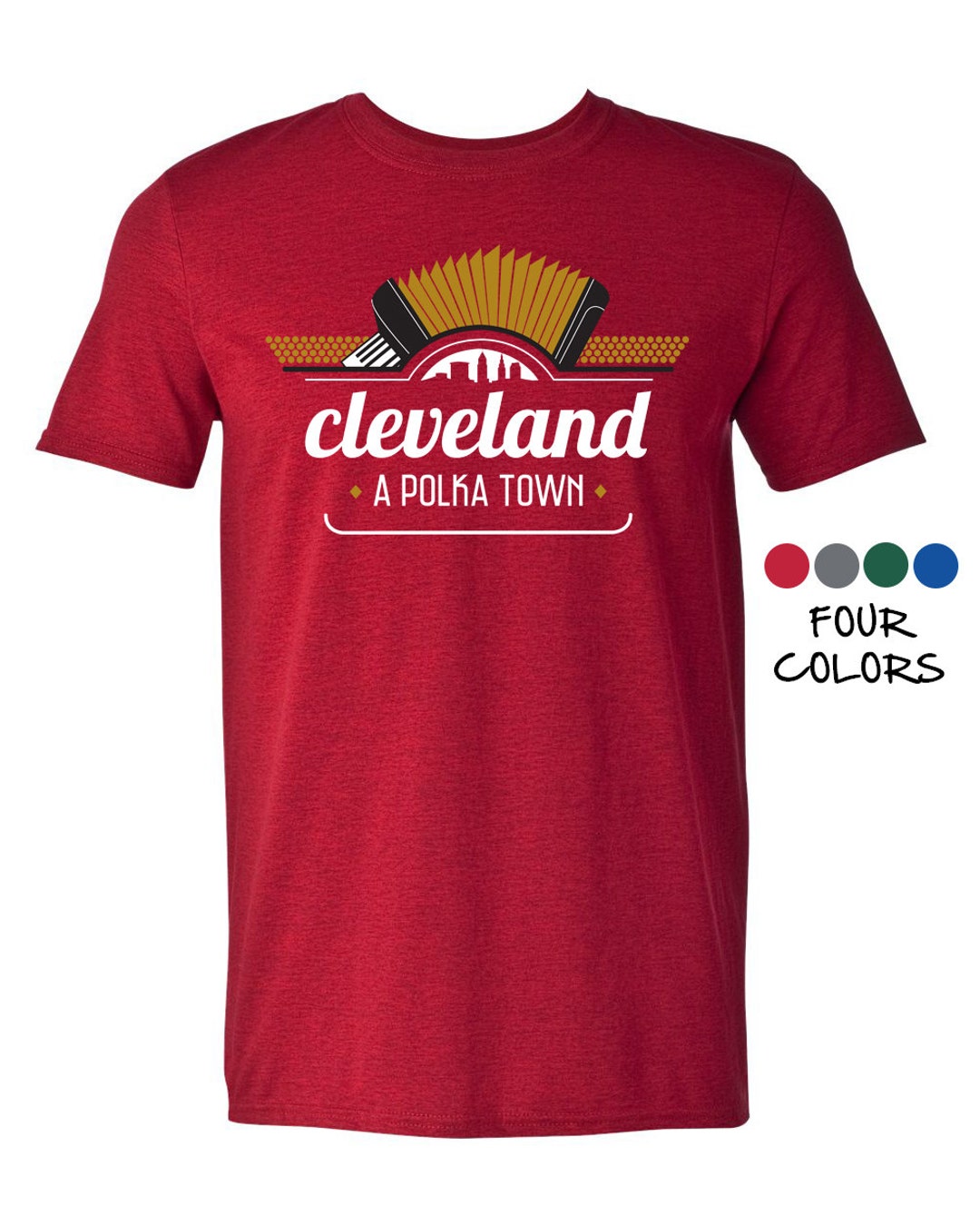 Cleveland A Polka Town Unisex & Ladies Tees - Etsy