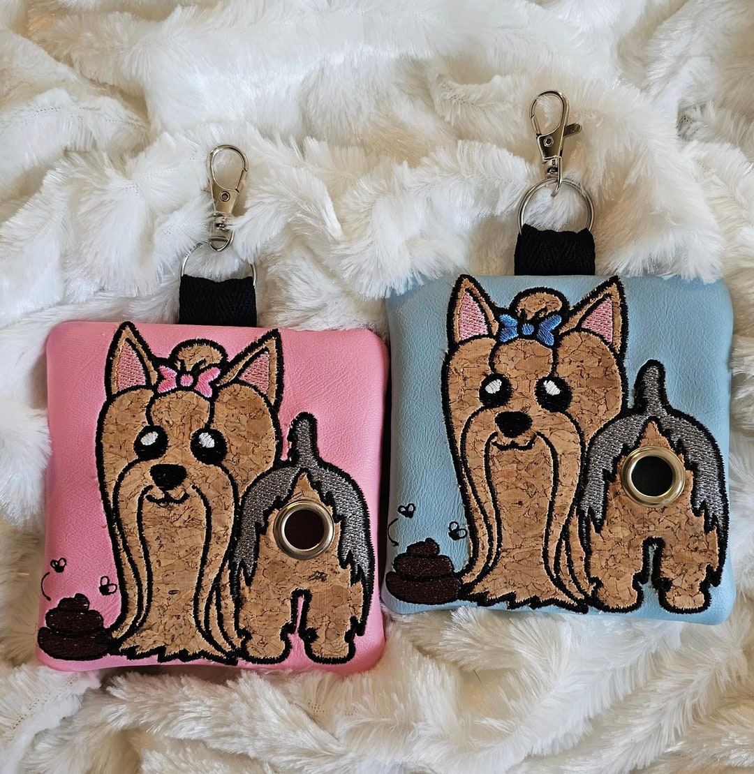 Yorkie Poop Bag Holder, Yorkshire Terrier Poop Bag Holder - Etsy