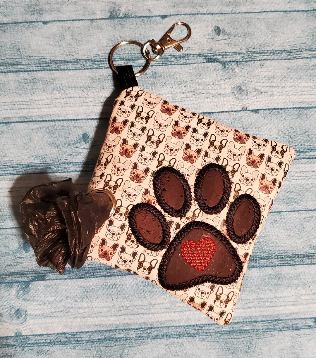 Frenchie Poop Bag Holder Frenchie Poo Bag Holder French - Etsy