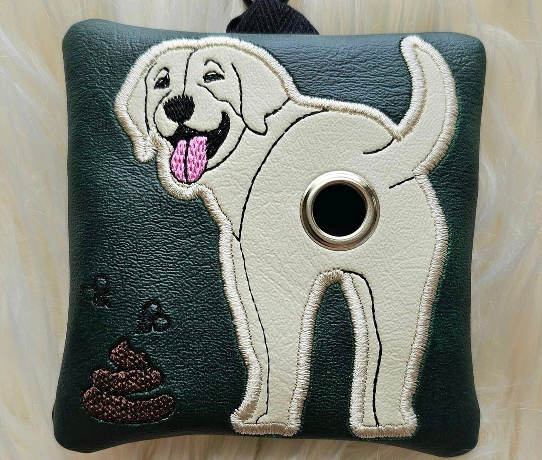 Labrador Retriever Poop Bag Holder, Lab Poop Bag Holder, Labrador ...