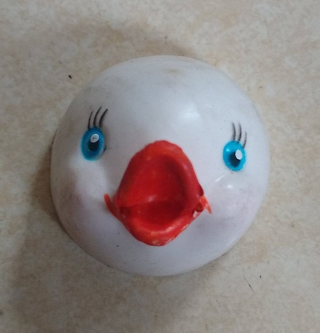 Rubber/vinyl Duck Doll Heads 1 Hollow Rubber Heads - Etsy