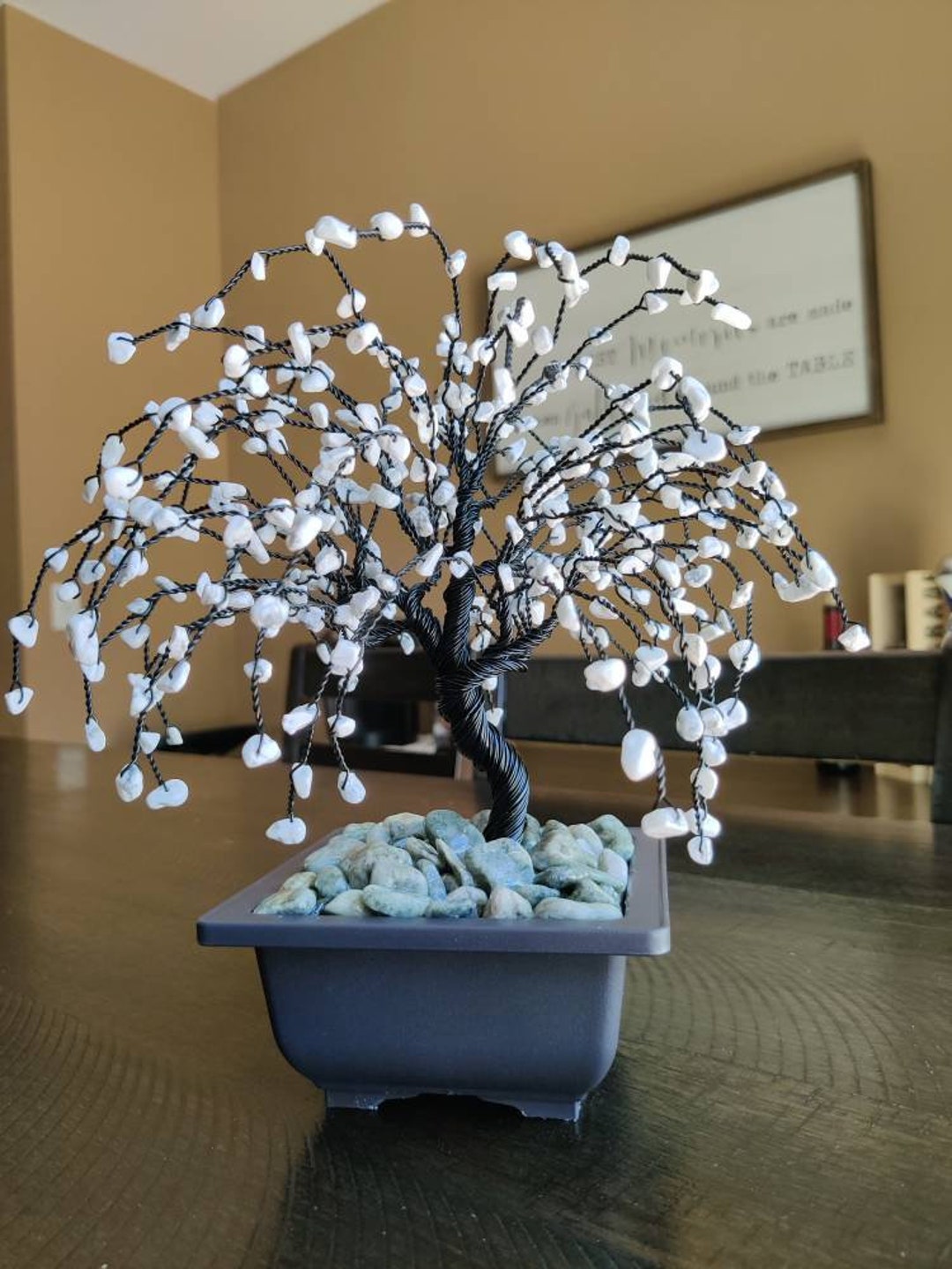 Gemstone Willow Tree - Etsy