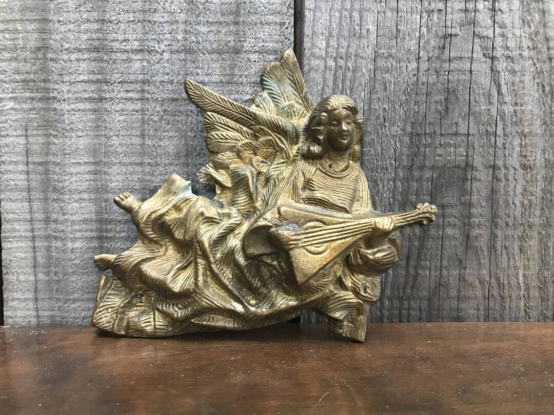 Solid Brass Angel Wall Mount - Etsy