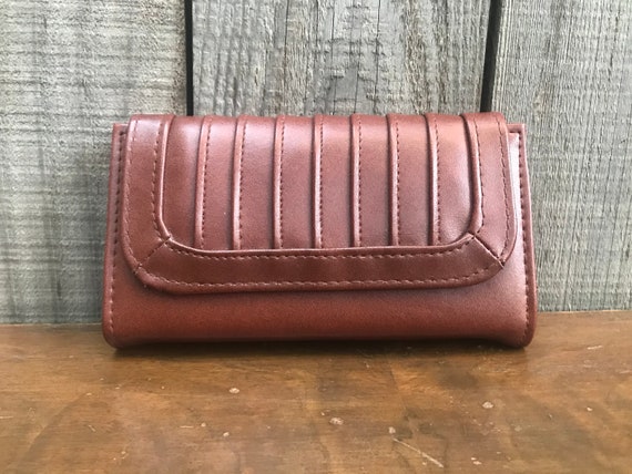 Vegan Vinyl Deluxe Checkbook Organizer Wallet - Etsy