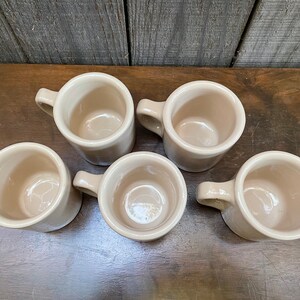 Set of 5 - 6oz. Tepco China USA Coffee Cups ~ Vintage Restaurant Ware ...