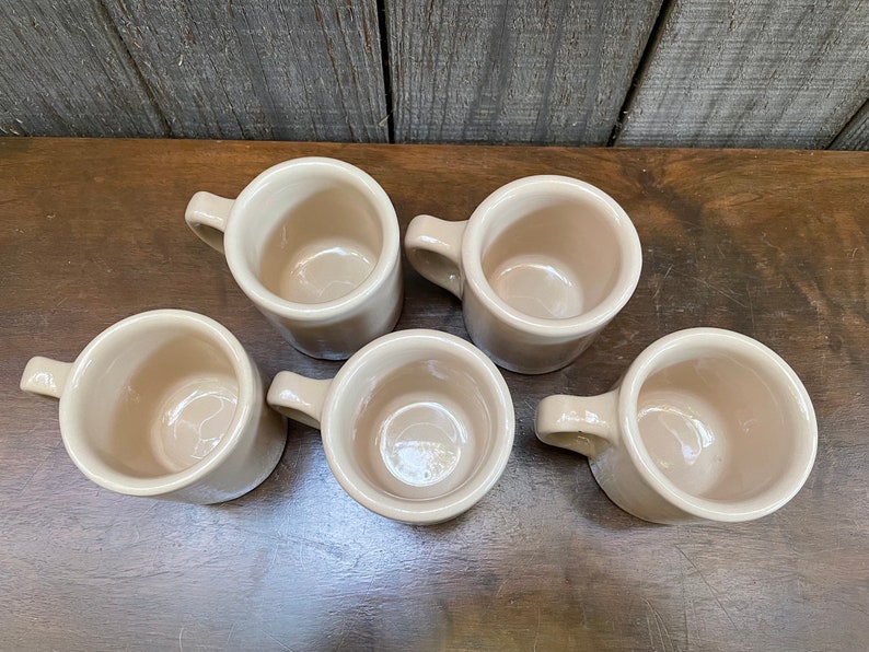 Set of 5 6oz. Tepco China USA Coffee Cups Vintage Restaurant Ware ...