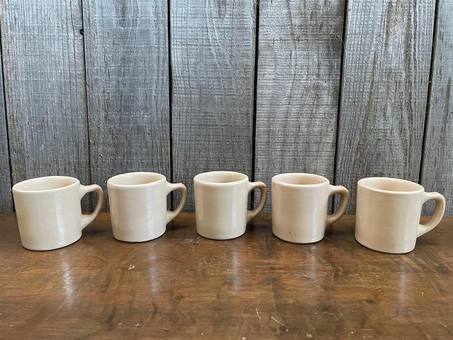 Vintage Tepco China Coffee Mugs – Set of 5, Restaurant Ware - Etsy