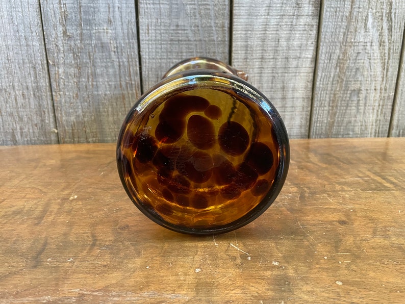 Mid Century Modern Tortoise Shell Glass Pitcher Martini | Etsy