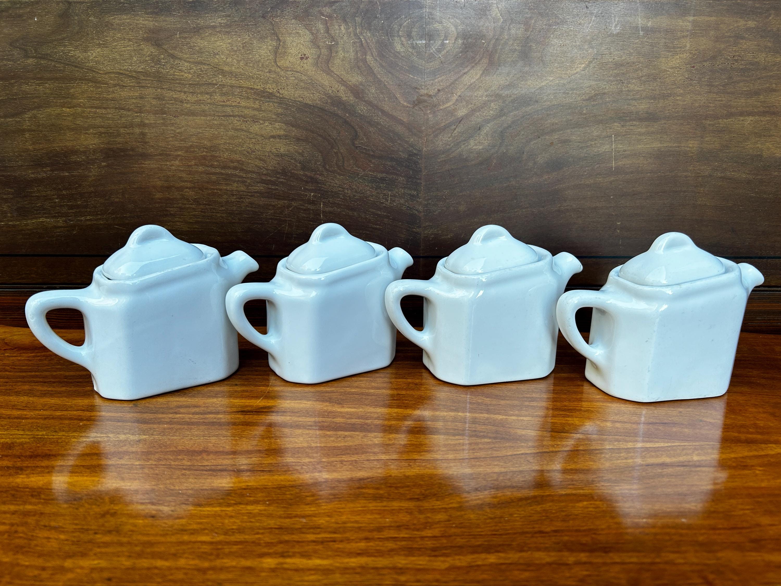 Set of 4 Restaurant Ware Single Serve Teapots ~ H.F. Coors China ...