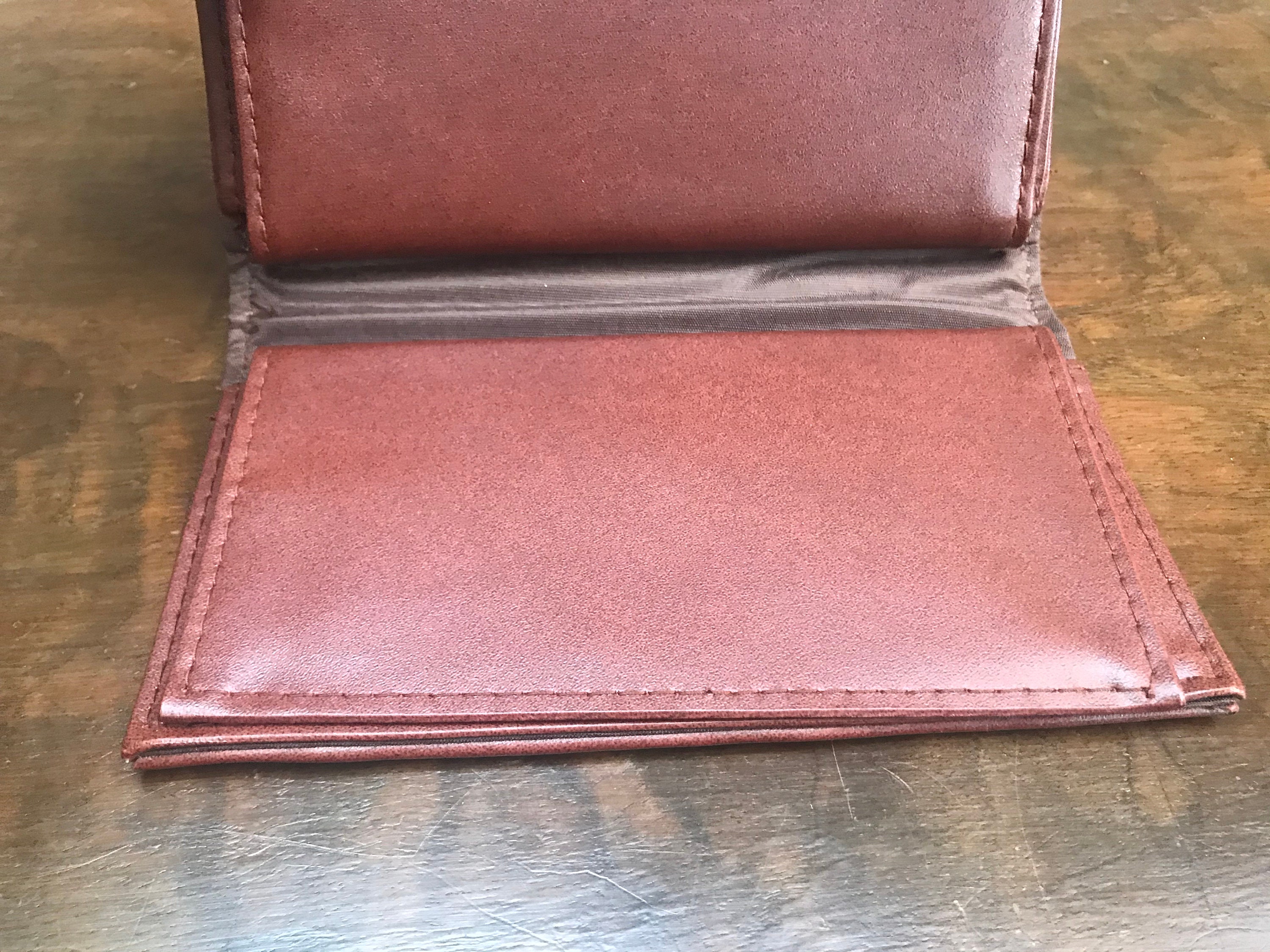 Vegan Vinyl Deluxe Checkbook Organizer Wallet - Etsy