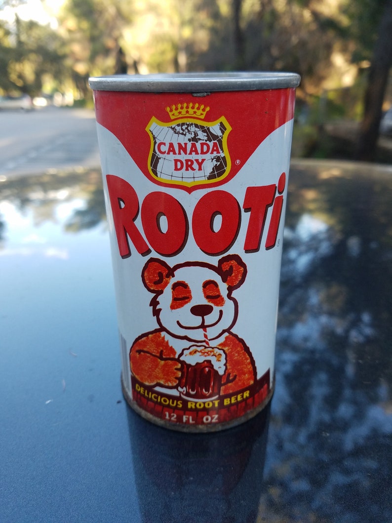 Can Soda Rooti Delicious Root Beer From Canada Dry Vintage | Etsy