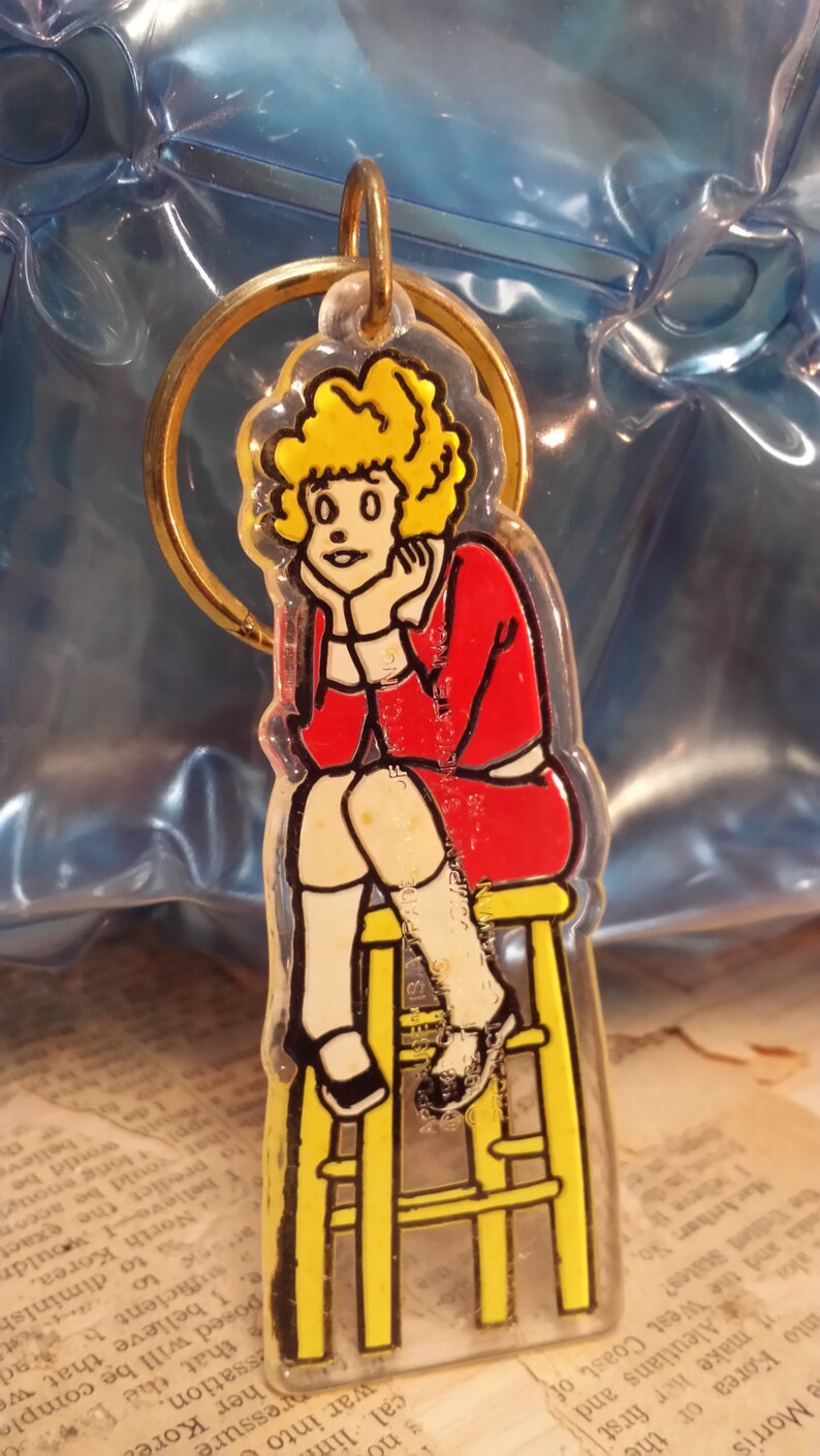 Key Chain Vintage Little Orphan Annie 1982 Movie Release - Etsy