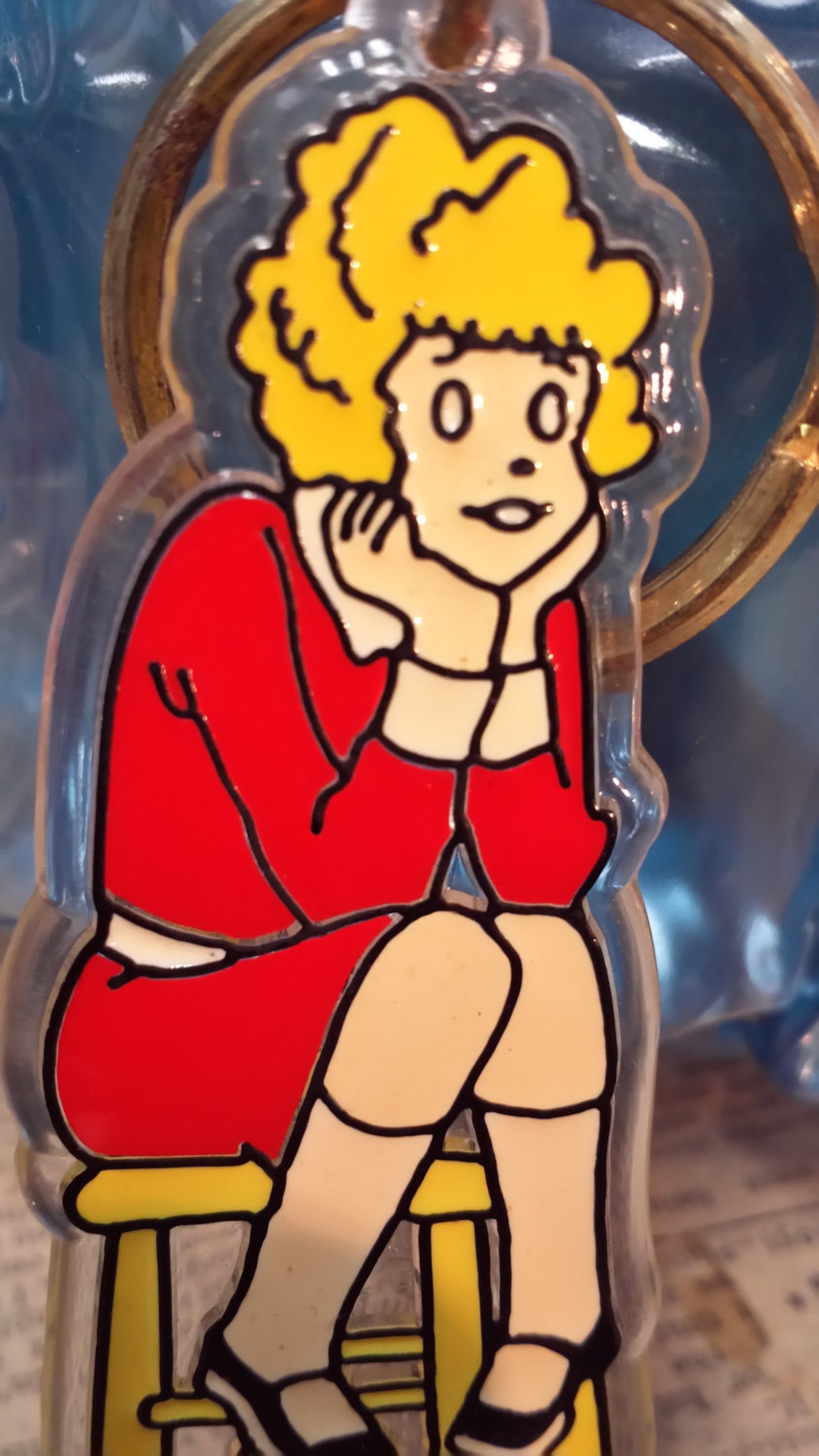 Key Chain Vintage Little Orphan Annie 1982 Movie Release | Etsy