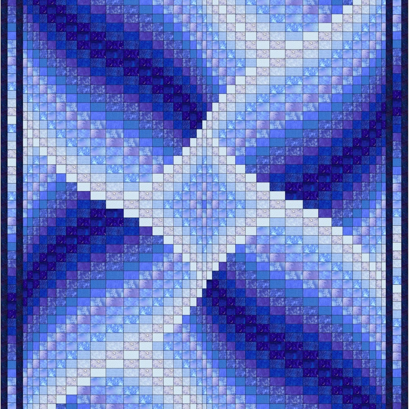 Blue King Quilting Pattern - Etsy