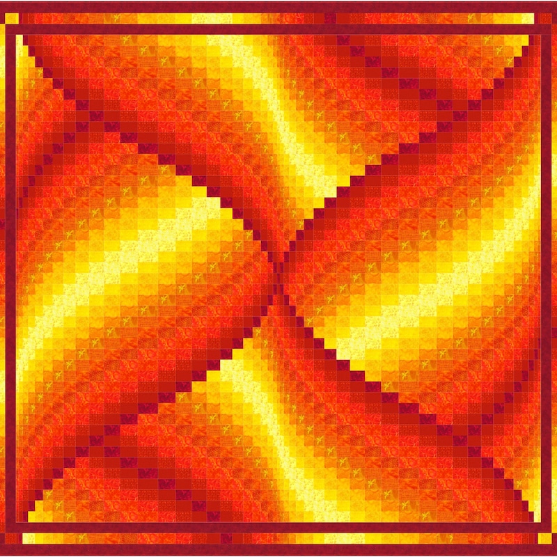 Wave Quilt Pattern - Etsy